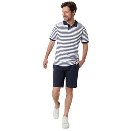 Saltwell - "Crail" Poloshirt f&uuml;r Herren (Marine/Wei&szlig;)