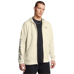 Under Armour - "Project Rock" Hoodie mit durchgehendem Rei&szlig;verschluss f&uuml;r Herren, leger (Braun)