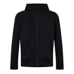 BOSS - "Saggy Tape X" Hoodie mit durchgehendem Rei&szlig;verschluss f&uuml;r Herren (Schwarz)
