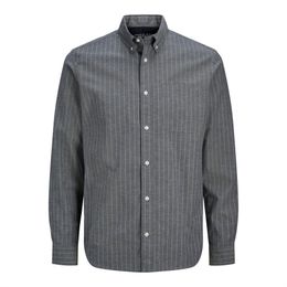 Jack & Jones Jack And Jones - Hemd f&uuml;r Herren, Regul&auml;r, Lang&auml;rmlig (Dunkel-Marineblau)