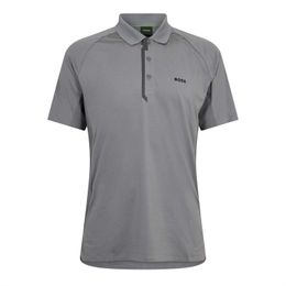 BOSS - "Paddytech" Poloshirt f&uuml;r Herren, Raglan&auml;rmel (Dunkelbeige)