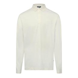 BOSS - "Pado 110" Poloshirt f&uuml;r Herren, Lang&auml;rmlig (Wei&szlig;)
