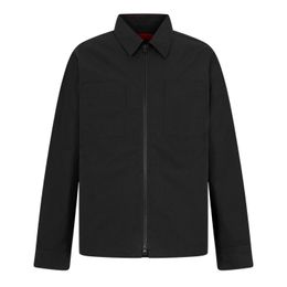 Hugo - "Evalom" Hemd f&uuml;r Herren, Oxford-Stil (Schwarz)