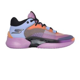 Skechers - "Resagrip" Gefleckt Sneaker f&uuml;r Herren (Violett/Orange)