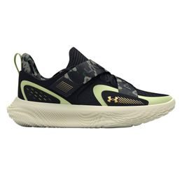 Under Armour - "Flow Futr X 4" Tarnmuster Basketball Schuhe f&uuml;r Herren, Leder, Runder Zeh (Schwarz)