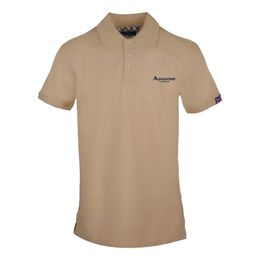 Aquascutum - Poloshirt f&uuml;r Herren, Logo (Beige)