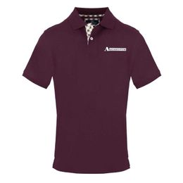 Aquascutum - Poloshirt f&uuml;r Herren, kurz&auml;rmlig (Rot)