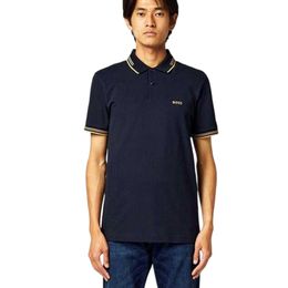 BOSS - "Paul" Poloshirt f&uuml;r Herren (Marine/Gold)