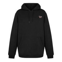 Reebok - "Identity" Kapuzenpullover f&uuml;r Herren, leger (Schwarz/Wei&szlig;)