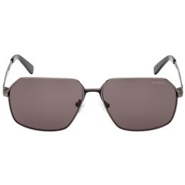 Guess - Gerahmt-Sonnenbrille f&uuml;r Herren, Matt (Metallisches Blaugrau)