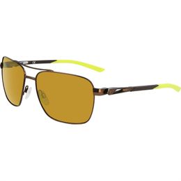 Nike - "Club Premier" Retro-Sonnenbrille f&uuml;r Herren/Damen Unisex (Walnu&szlig;-Braun)