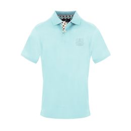 Aquascutum - Poloshirt f&uuml;r Herren, Mit Kragen (Himmelblau)