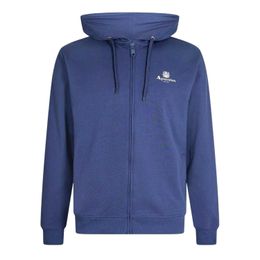 Aquascutum - Hoodie mit durchgehendem Rei&szlig;verschluss f&uuml;r Herren, Regul&auml;r (Marine)