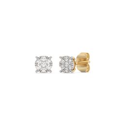 Diam Addict Ohrring 585 Gelbgold mit im Labor gez&uuml;chteten Diamanten