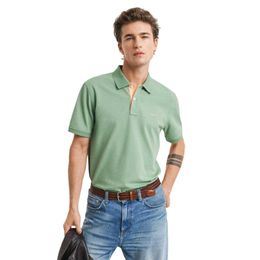Gant - Poloshirt f&uuml;r Herren, Piqu&eacute;, kurz&auml;rmlig (Gr&uuml;n)