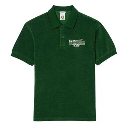 Lacoste - Poloshirt f&uuml;r Herren, bestickt, Frottee (Gr&uuml;n)