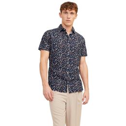 Jack & Jones Jack And Jones - Hemd f&uuml;r Herren, kurz&auml;rmlig (Nachthimmel)
