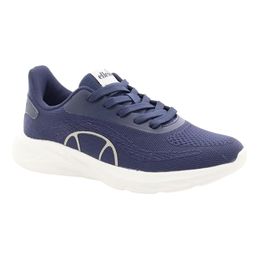 Ellesse - "Como" Sneaker f&uuml;r Herren, Leder, Flach (Marine)