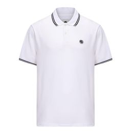Pretty Green - "Barton" Poloshirt f&uuml;r Herren, kurz&auml;rmlig (Wei&szlig;)