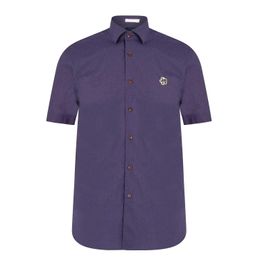 Ted Baker - "Fonsho" Hemd f&uuml;r Herren, kurz&auml;rmlig (Dunkel-Marineblau)