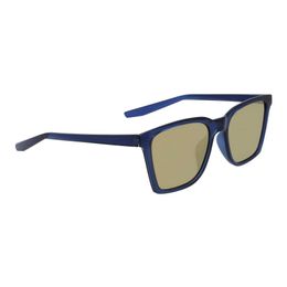 Nike - "Bout" Quadratischer Rahmen-Sonnenbrille f&uuml;r Herren/Damen Unisex (Marine/Braun/Gold)