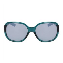 Nike - Quadratischer Rahmen-Sonnenbrille f&uuml;r Damen (Petrol/Silber)