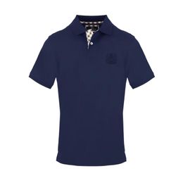 Aquascutum - Poloshirt f&uuml;r Herren, Mit Kragen (Marine)