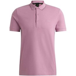 BOSS - "Paule 4" Poloshirt f&uuml;r Herren (Hell-Lila)