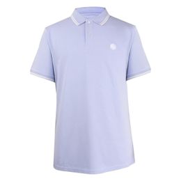 Pretty Green - "Barton" Poloshirt f&uuml;r Herren, kurz&auml;rmlig (Pastellblau)