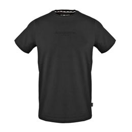 Aquascutum - T-Shirt f&uuml;r Herren, Baumwolle (Schwarz)