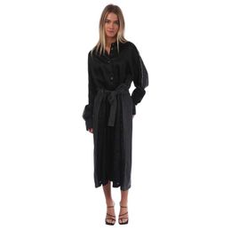 Diesel - "D-Paige-Stram" Hemdblusenkleid f&uuml;r Damen, Kunstseide (Schwarz bedruckt)