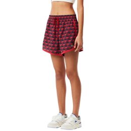 Lacoste - Shorts f&uuml;r Damen (Burgunderrot)