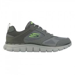 Skechers - "Track Syntac" Sneaker f&uuml;r Herren, Leder (Holzkohle)