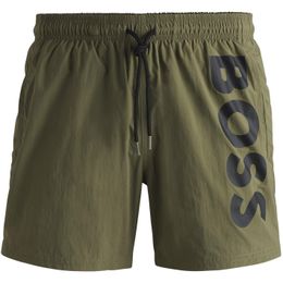 BOSS - "Octopus" Badeshorts f&uuml;r Herren (Dunkelbeige)