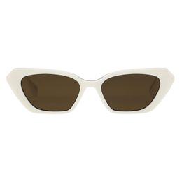 AllSaints - Katzenauge-Sonnenbrille f&uuml;r Damen (Cremefarbe)