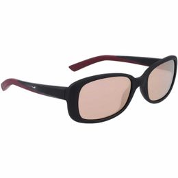 Nike - "Epic Breeze" Oval-Sonnenbrille f&uuml;r Herren/Damen Unisex (Schwarz/Ros&eacute;gold)