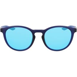 Nike Herren-Sonnenbrille mit rundem &bdquo;Evolution&ldquo;-Logo (Marine/Blau)