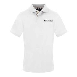 Aquascutum - Poloshirt f&uuml;r Herren, Mit Kragen (Wei&szlig;)
