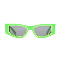 Off-White Off White - "Andy" geometrisches Design-Sonnenbrille (Gr&uuml;n)