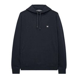 Weekend Offender - Kapuze mit Kordelzug f&uuml;r Herren, Versteckte Tasche, Gek&auml;mmte Baumwolle (Marine)