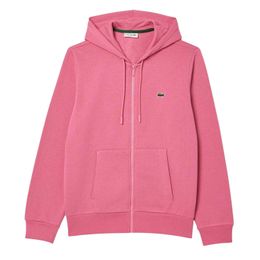 Lacoste - Hoodie mit durchgehendem Rei&szlig;verschluss f&uuml;r Herren, Jerseyware (Pink)