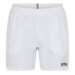 BOSS - "Dolphin" Badeshorts f&uuml;r Herren (Wei&szlig;)