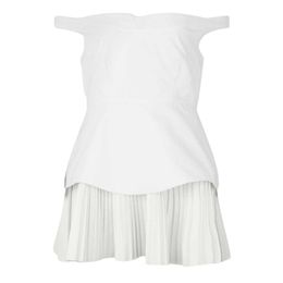 Odd Muse - "Exclusive No.1" Minikleid f&uuml;r Damen, Schulterfrei (Wei&szlig;)