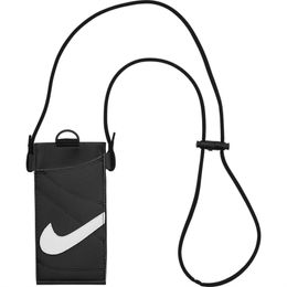Nike - Brustbeutel, Swoosh, Alltag (Schwarz/Wei&szlig;)