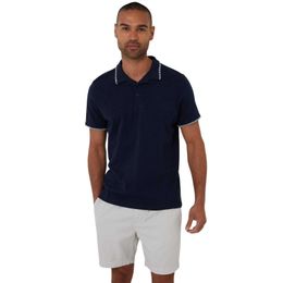 Threadbare. Threadbare - "Arnwick" Poloshirt f&uuml;r Herren, kurz&auml;rmlig (Marine)
