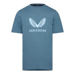 Castore - "Harlequins F.C." T-Shirt f&uuml;r Herren (Blaugrau)