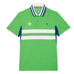 Lacoste - "Roland Garros Edition" Poloshirt f&uuml;r Herren, Extratrocken, Tennis, Schmal, kurz&auml;rmlig (Gr&uuml;n)