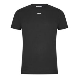 Off-White Off White - "Off" T-Shirt f&uuml;r Herren, kurz&auml;rmlig (Schwarz)