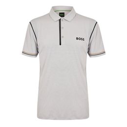 BOSS - "Paddytech Goc" Poloshirt f&uuml;r Herren, Mit Kragen (Hellgrau/Pastellgrau)