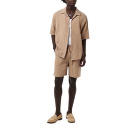 Albam - Hemd f&uuml;r Herren, F&auml;ltchen, leger (warmes Beige)